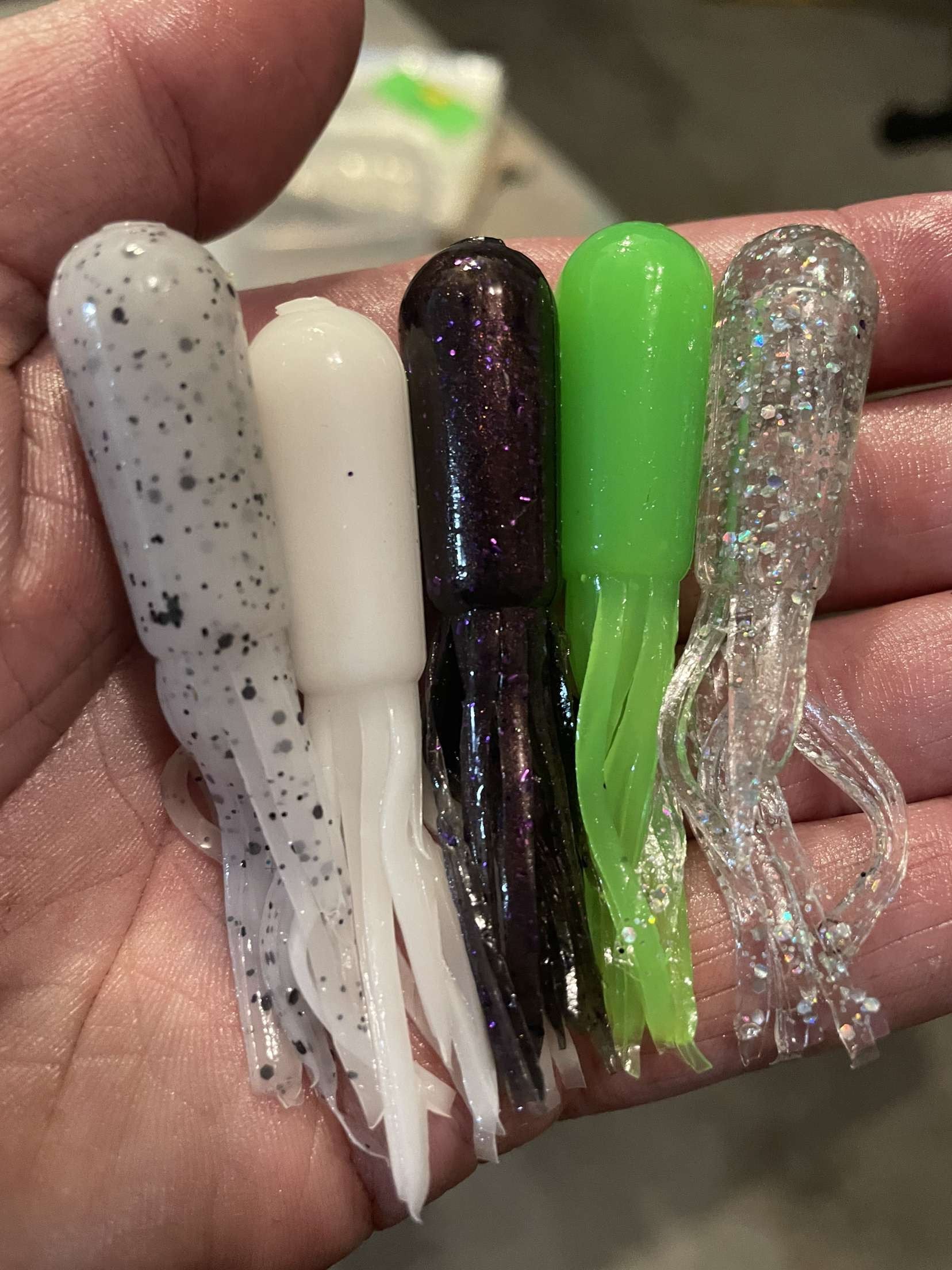2.75" Stubby tubes | Blotters Custom Baits