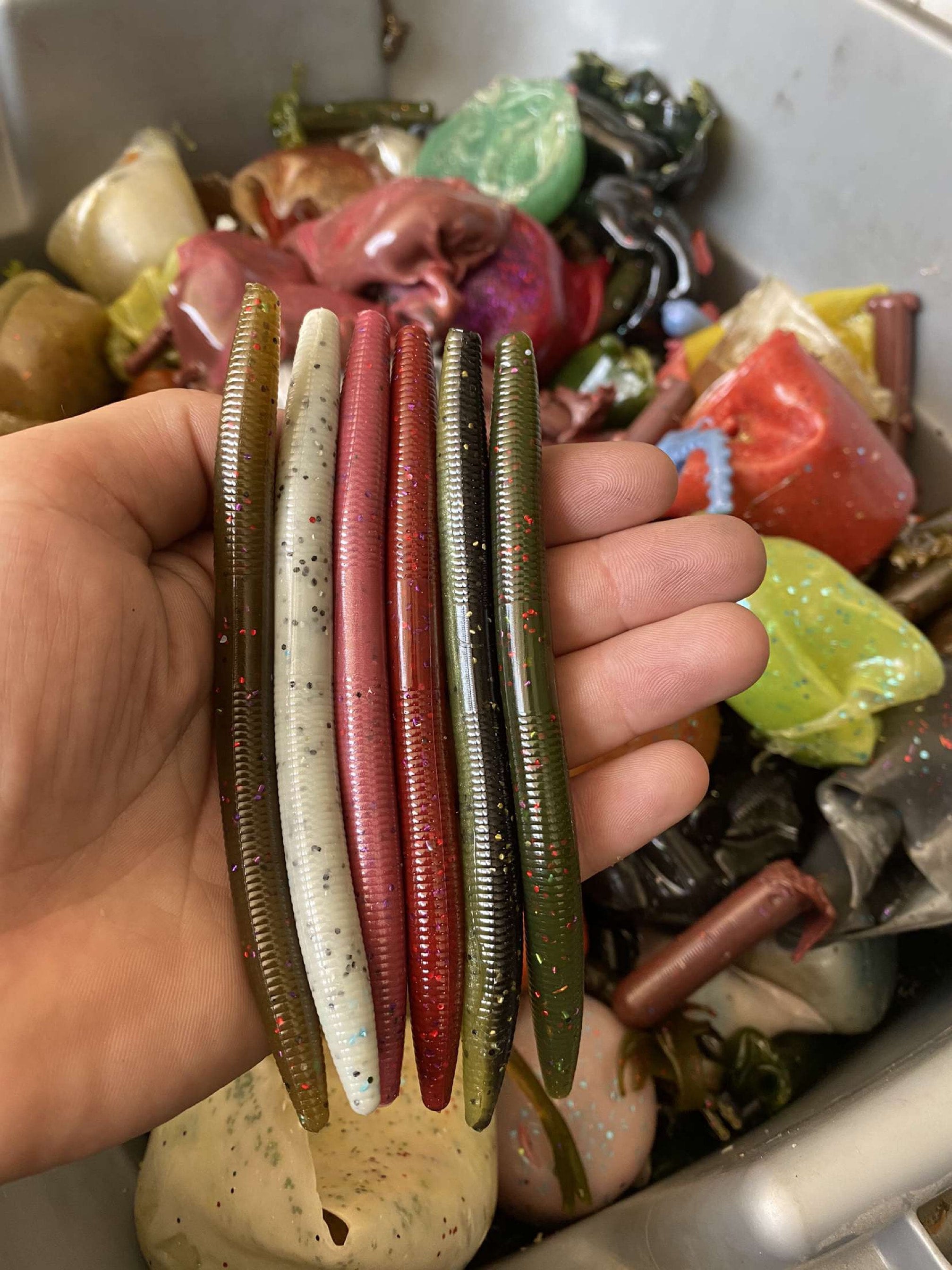 Assorted recycled Stickbaits | Blotters Custom Baits