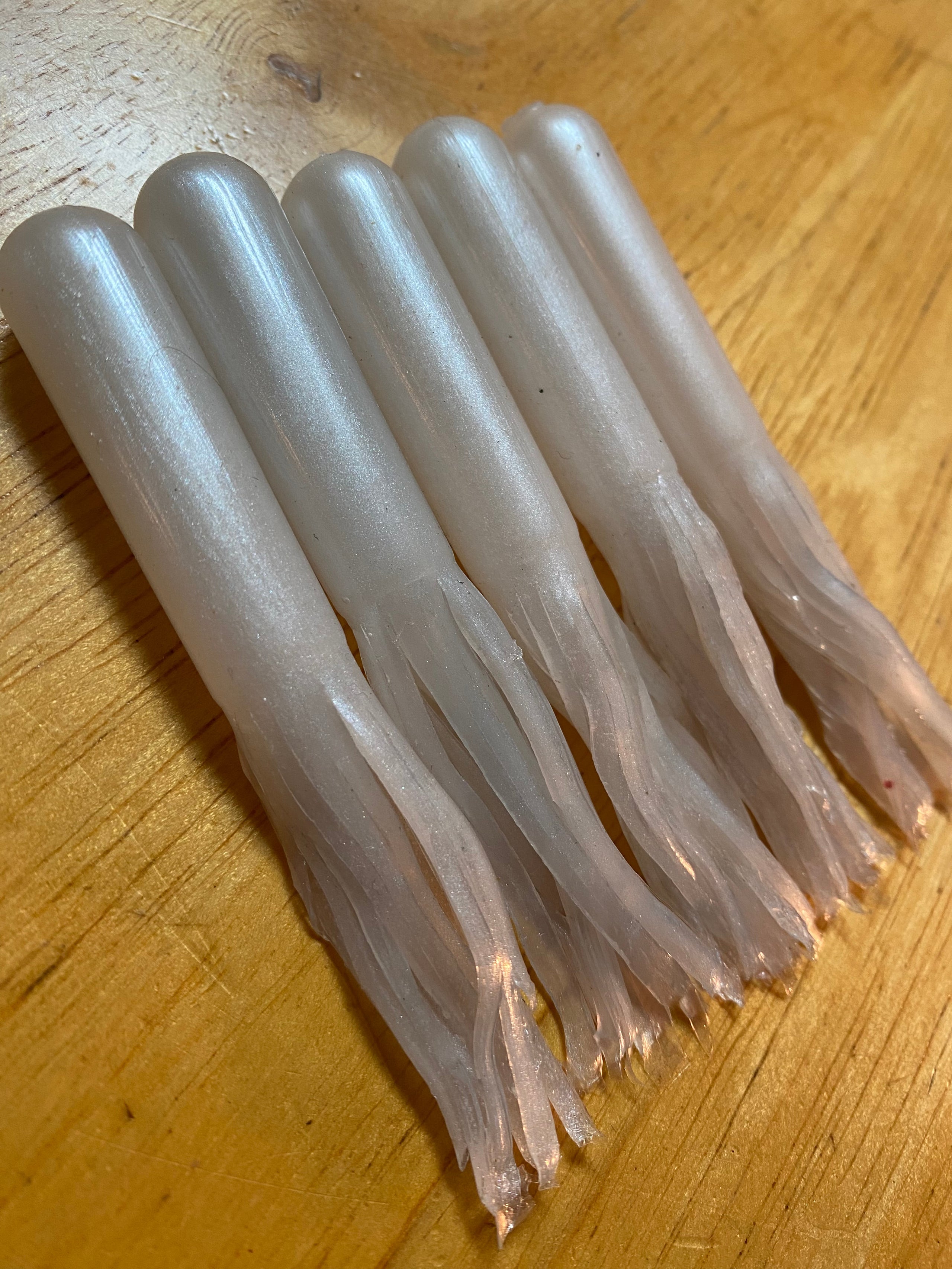 Custom 3.75" Hollow body tubes (2 bags) | Blotters Custom Baits